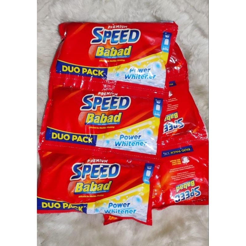 SPEED BABAD DETERGENT POWDER 90grams x 6pcs | Shopee Philippines
