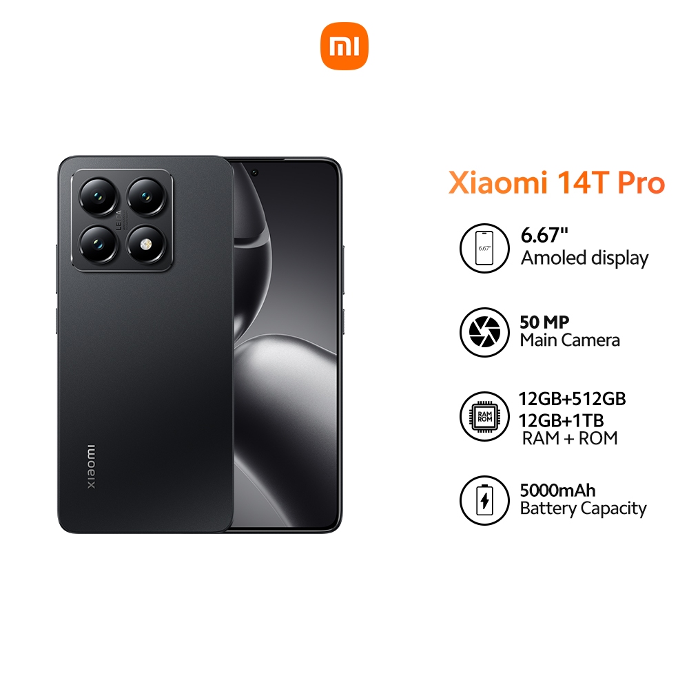 Xiaomi 14T Pro MediaTek Dimensity 9300+ 50MP Leica Camera 120W 12GB ...