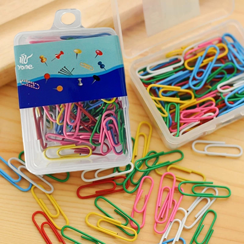 HXZ2575#75 pcs 25mm colored paper clips | Shopee Philippines