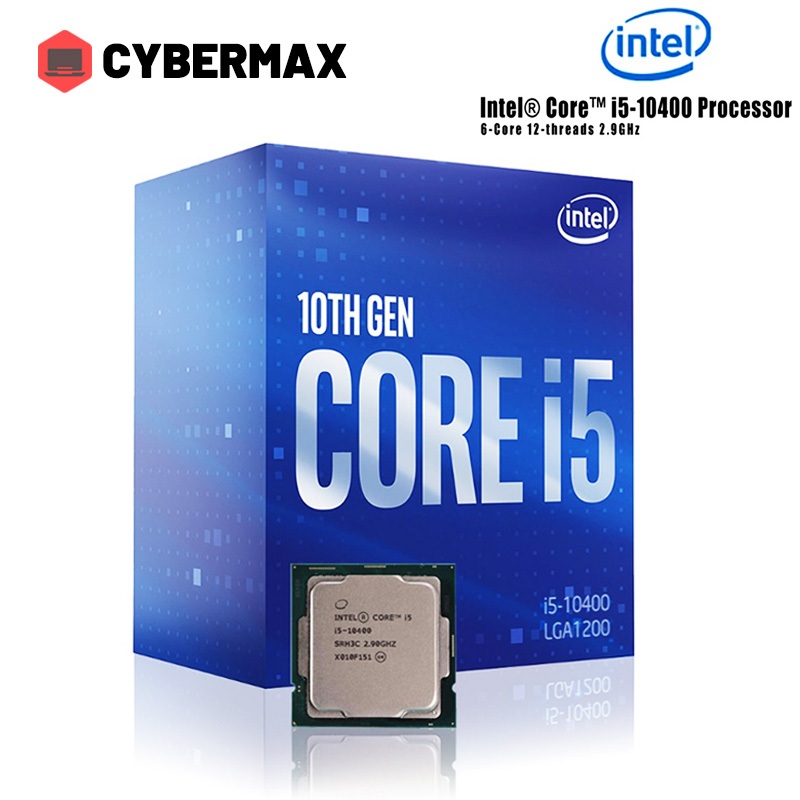 Intel Core i5-10400 10th Gen 6 Cores 12 Threads 2.9Gh LGA 1200 CPU Tray ...
