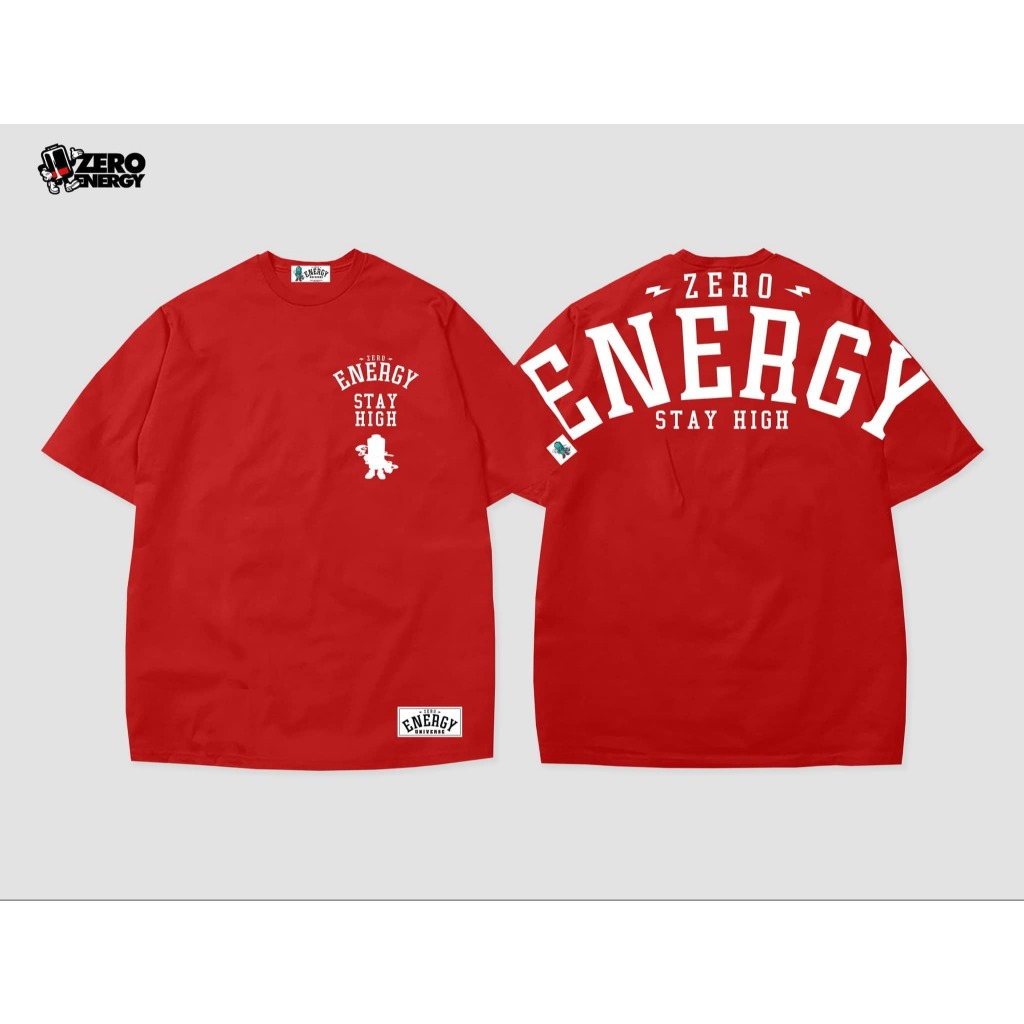 ALL LOCAL BRAND - Zero Energy "Z'OG FULL" Men T-Shirt (Red) | Shopee ...