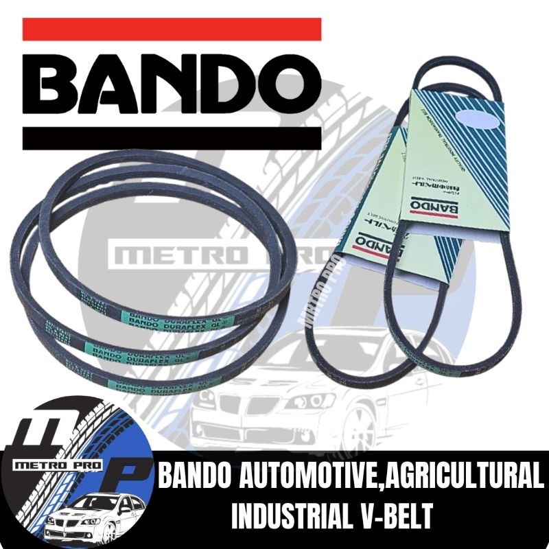 BANDO Automotive Fanbelt V-Belt(M- TYPE)Oil And Heat Resistant ORIGINAL ...