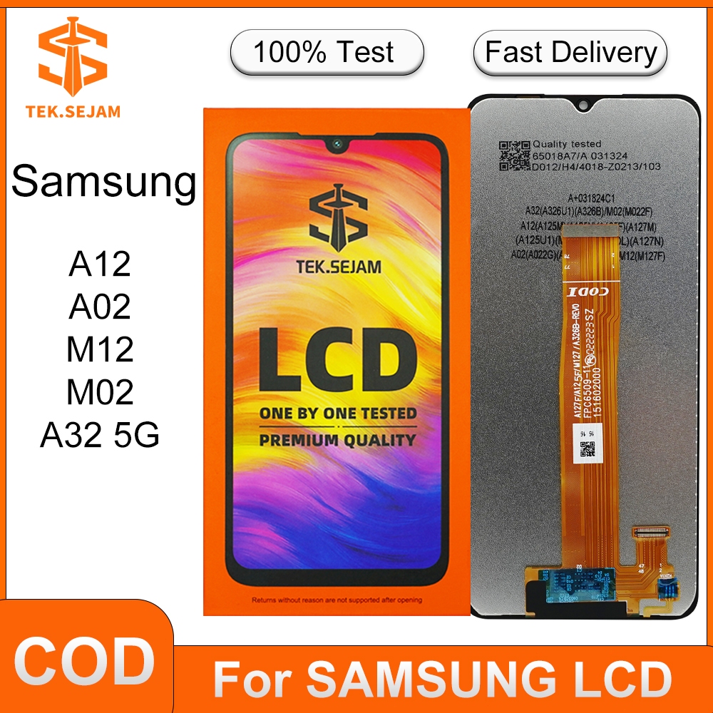 TEK.SEJAM LCD For Samsung A12 A02 M12 M02 A10 A11 Original lcd Display ...