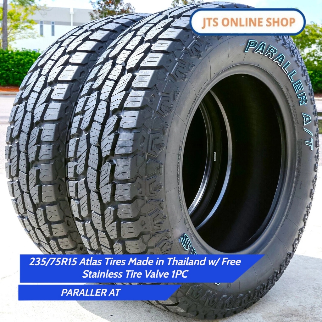 235/75R15 Atlas Tires Made in Thailand w/ Free Stainless Tire Valve 1PC | Shopee Philippines