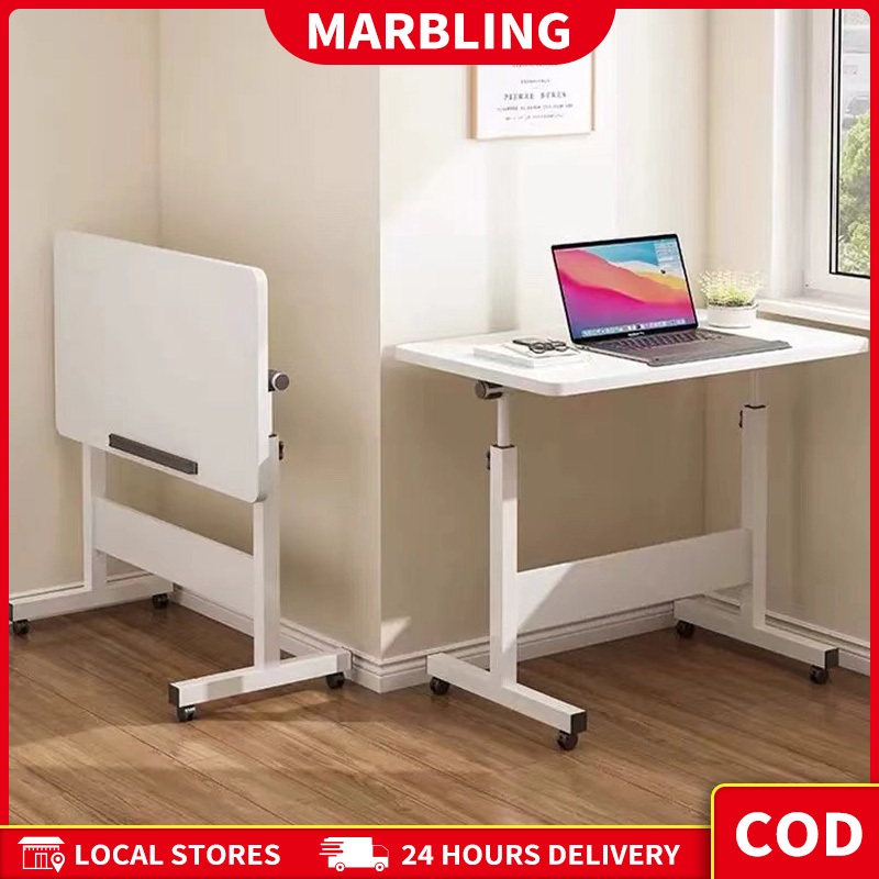 ⚡COD⚡ Adjustable Laptop Table Foldable Study Table Writing Drawing Desk ...