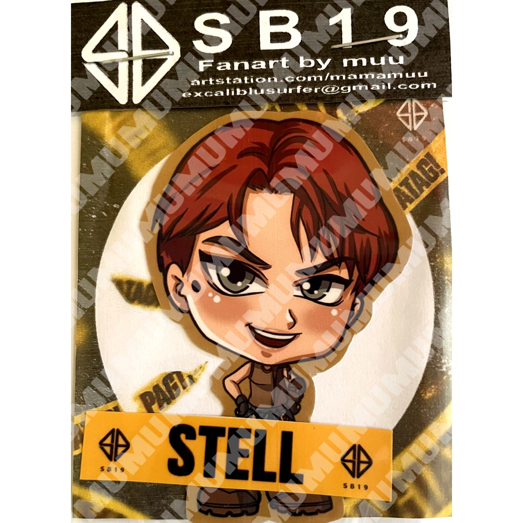 SB19_Stell Vinyl Sticker (Glossy) | Shopee Philippines
