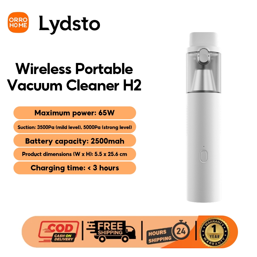 Orro Home Essential Lydsto Wireless Portable Vacuum Cleaner 2500mah ...