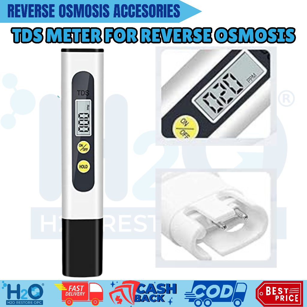 TDS METER to measure total dissolve solids of PURIFIED WATER OF REVERSE ...