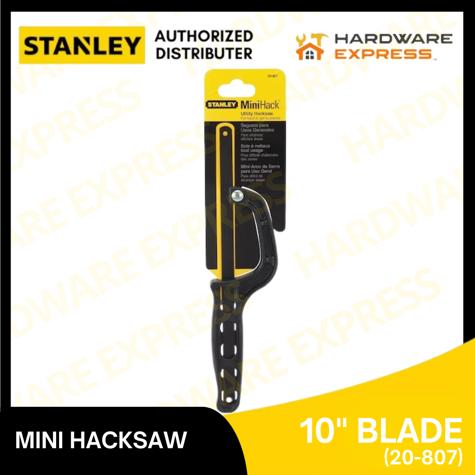 STANLEY Mini Hacksaw Utility Saw w/ 10" Blade (20-807) | Shopee Philippines