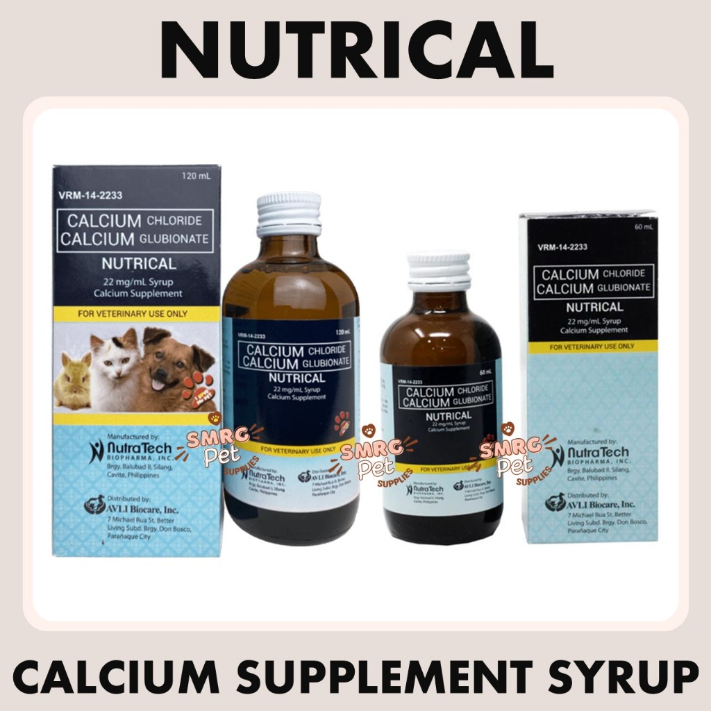 Nutrical Calcium Supplement Syrup 60ml 120mL | Shopee Philippines