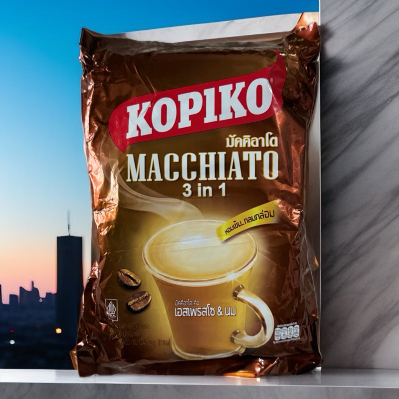 Instant 3 in 1 coffee Kopiko Macchiato from Thailand(20sachets x 24g) 480g | Shopee Philippines