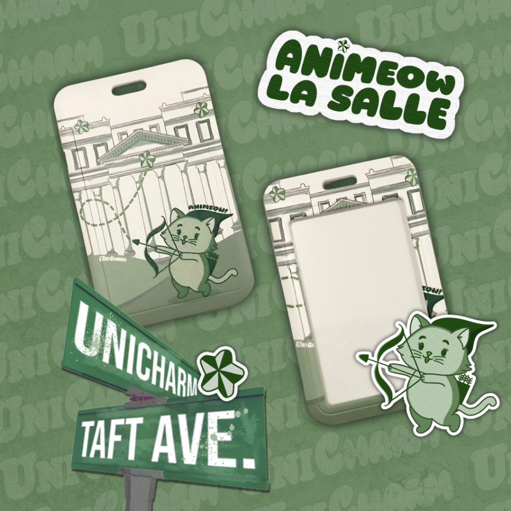 [DLSU] Animeow La Salle ID Case by UniCharm | Shopee Philippines