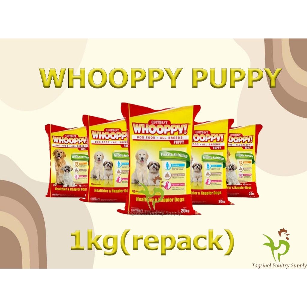 Whooppy! Dog Dry Food Puppy 1kg (repack) | Shopee Philippines