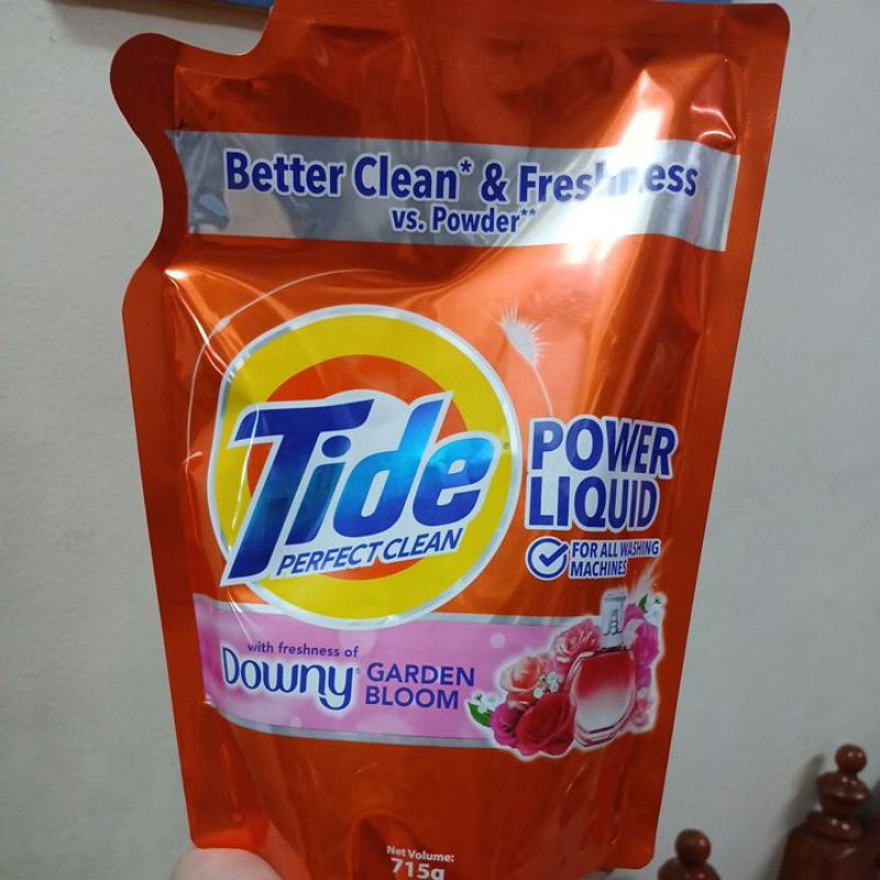 Tide Power Liquid Downy Garden Bloom 715g | Shopee Philippines
