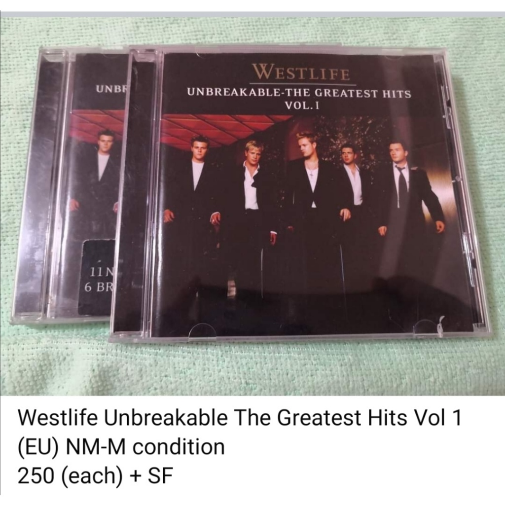 Westlife Unbreakable CD (unsealed) | Shopee Philippines