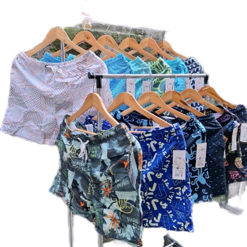 NEW DESIGN BOARD SHORT WITH BACK POCKET SWIMMING SHORTS | Shopee ...