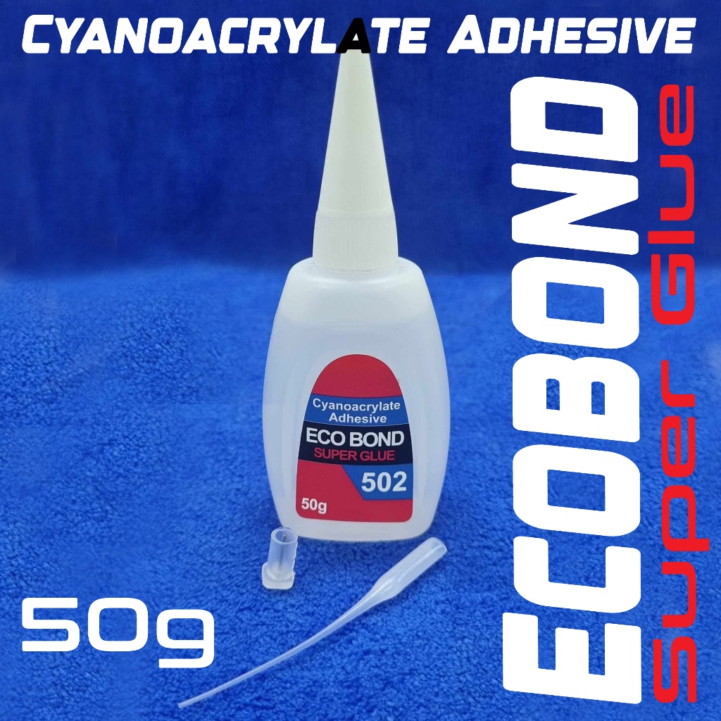 Original ECOBOND 502 Super Glue (Cyanoacrylate Adhesive), 50g with ...