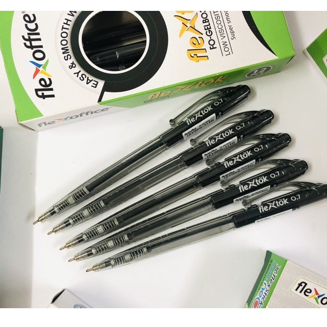 FLEXOFFICE FLEXTOK Ballpen Ballpointpen Pens 0.7mm 1 Box | Shopee ...