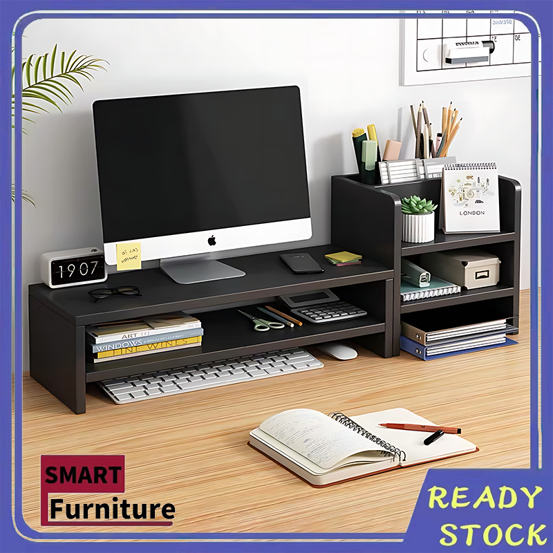 COD 1/2 Tier Monitor Standmonitor Riser Increased Shelf Wooden Desktop ...
