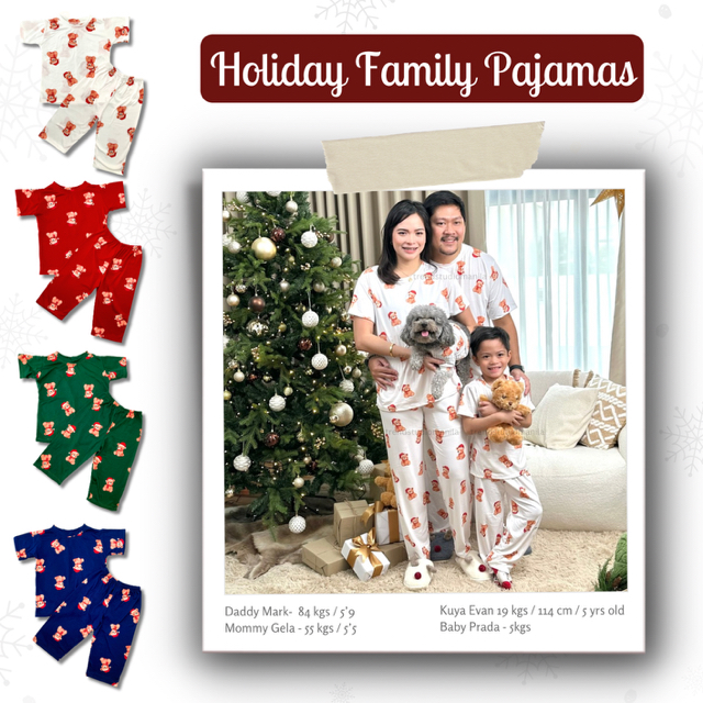 (HOLIDAY 1) Checkered / Buffalo Plaid / Christmas Family Terno Pajama ...