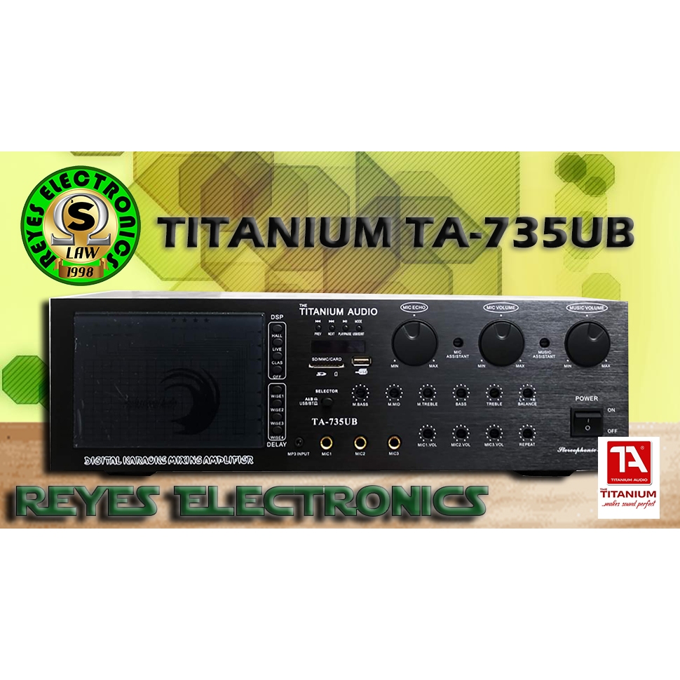 Titanium TA-735UB Intergrated Amplifier | Shopee Philippines