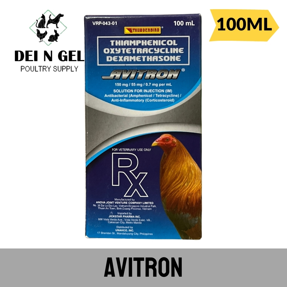 THUNDERBIRD AVITRON FOR GAMEFOWL 100ML (1 BOTTLE) | Shopee Philippines