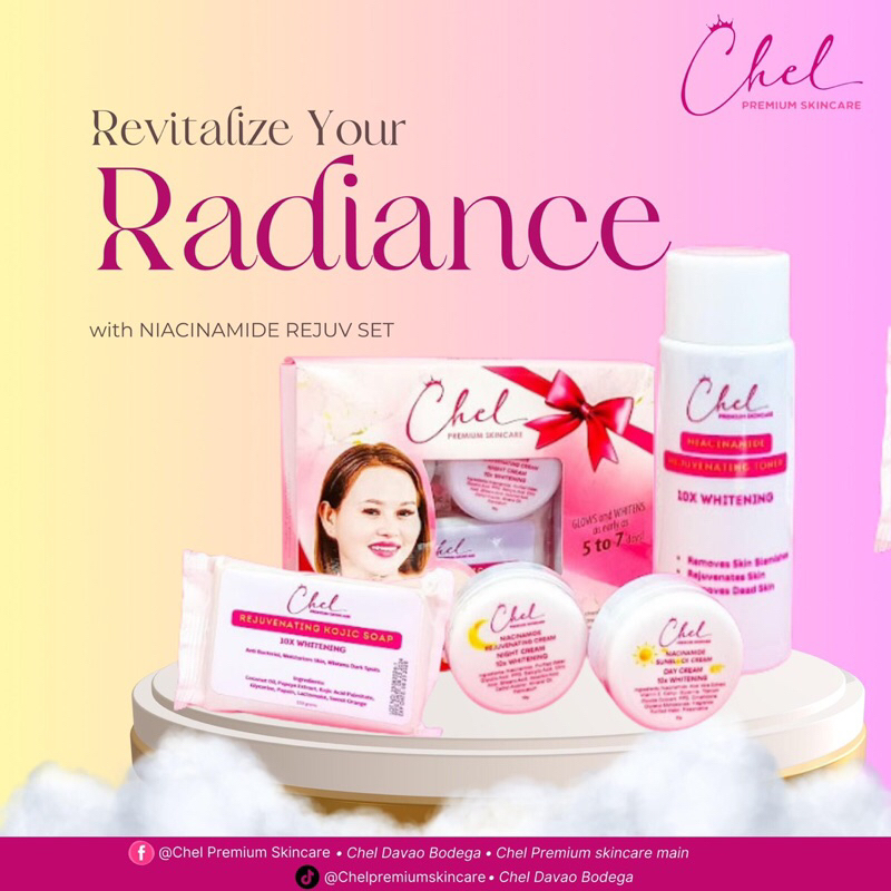 Chel Niacinamide Rejuvenating Set | Shopee Philippines