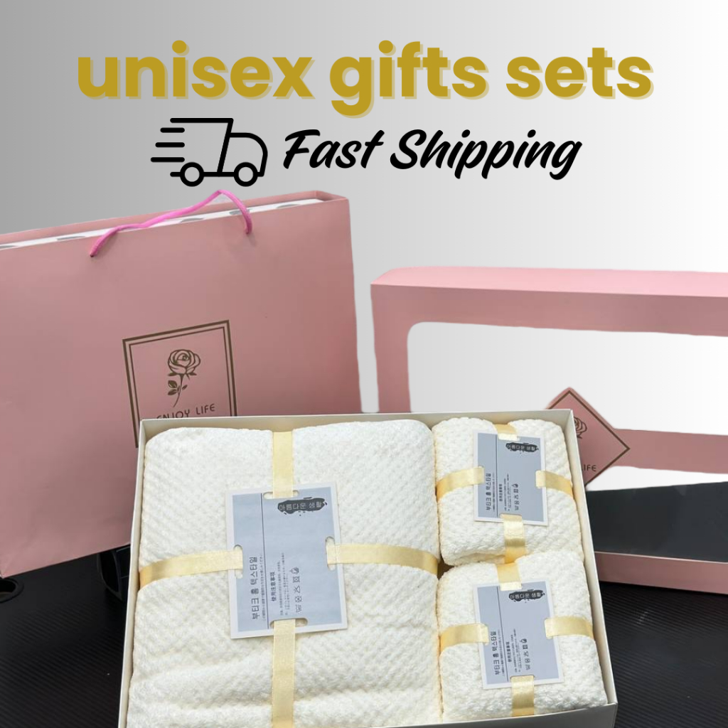 HIGH QUALITY towel unisex gift set for adults all ages gift sets with ...