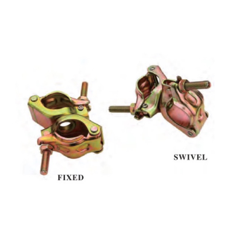 Scaffolding Clamp 1-1/2" SWIVEL CLAMP, FIXED CLAMP | Shopee Philippines