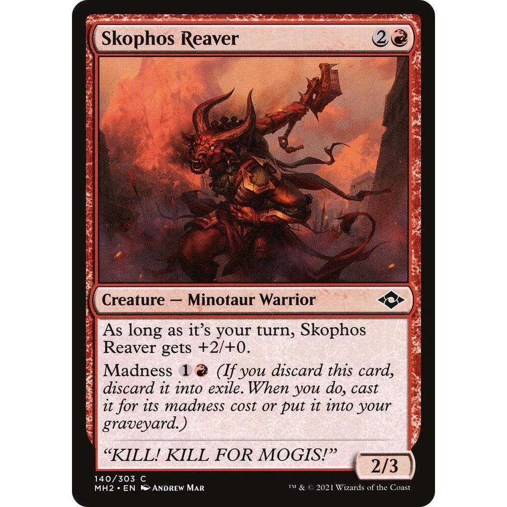 Magic the Gathering - Skophos Reaver - MTG Red - MH2 - NM | Shopee ...