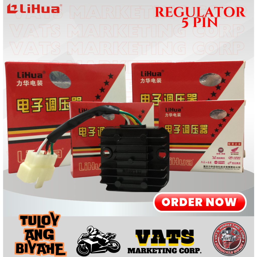 LIHUA | REGULATOR RECTIFIER 5 PINS FULL WAVE | UNIVERSAL(ALL FOR CHINA ...
