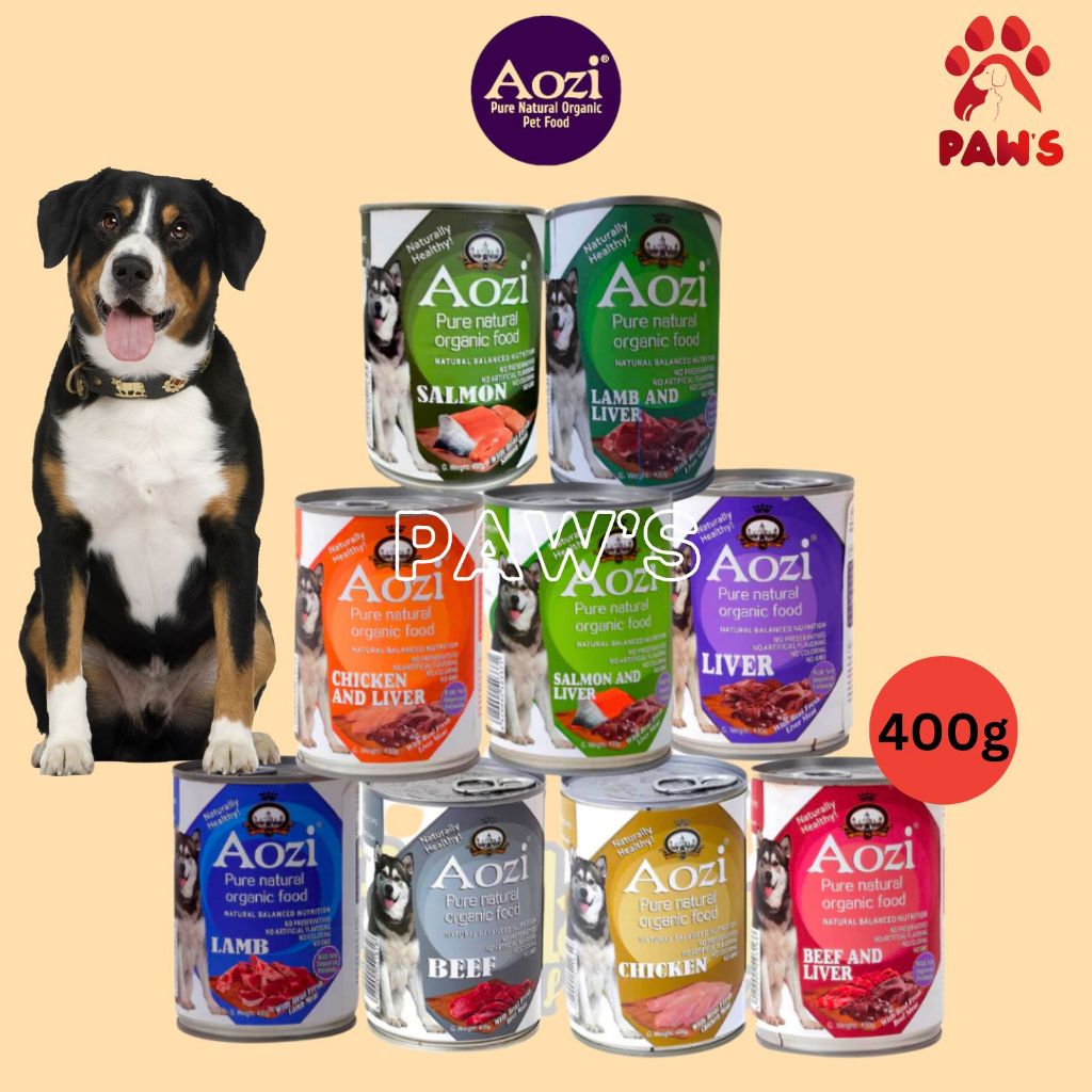 430g Aozi Dog Wet Canned Food for Dog Pet Essential PAW'S Ph | Shopee ...