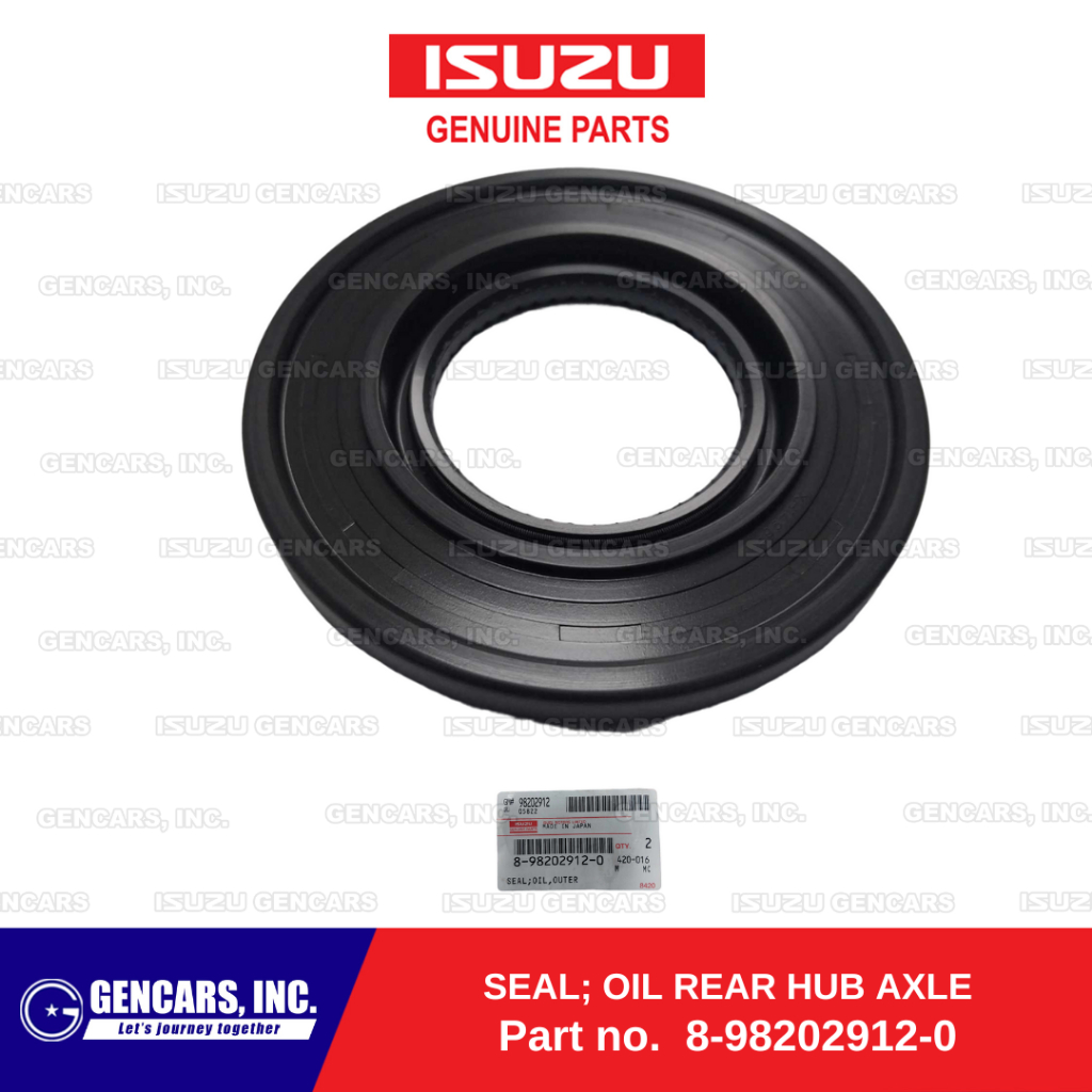 Isuzu Seal Oil rear Hub Outer (2pcs) for NPRQR71/NKR71/NPS75(8982029120 ...