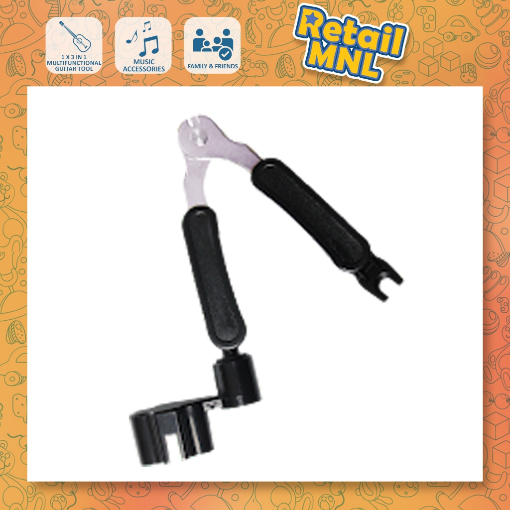 3 IN 1 Multifunctional Guitar Tool Guitar Winder + String Cutter + Pin ...