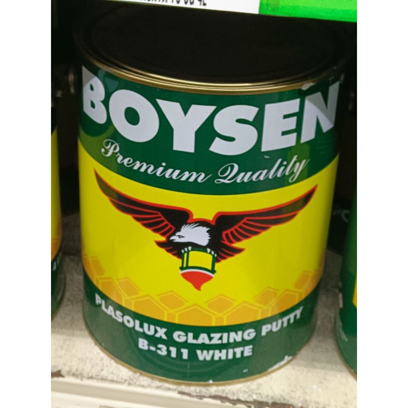 BOYSEN B-311 PLASOLUX GLAZING PUTTY GALLON / 4 LITER | FOR PRIMER WOOD ...
