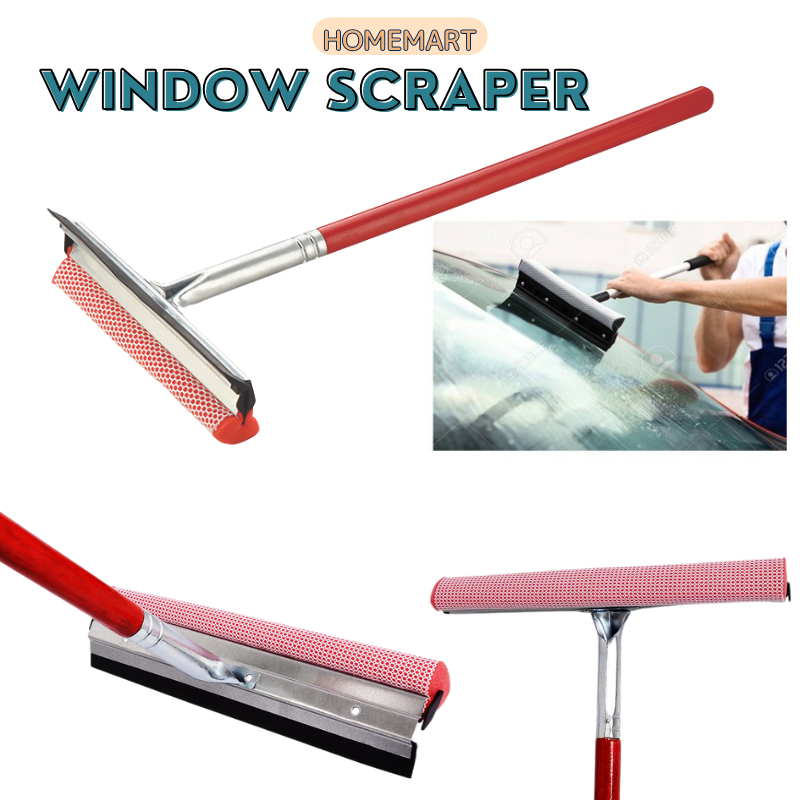 2IN1 Window Wiper with Sponge Squeegee Heavy Duty, Car Windshield Wiper ...