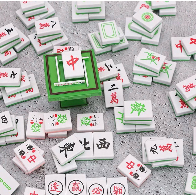 4 piece mahjong tile set cake topper in 20 designs | Shopee Philippines