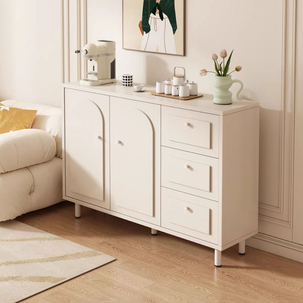 Kitchen simple sideboard 1/2Doors 3drawers Multifunctional Storage ...