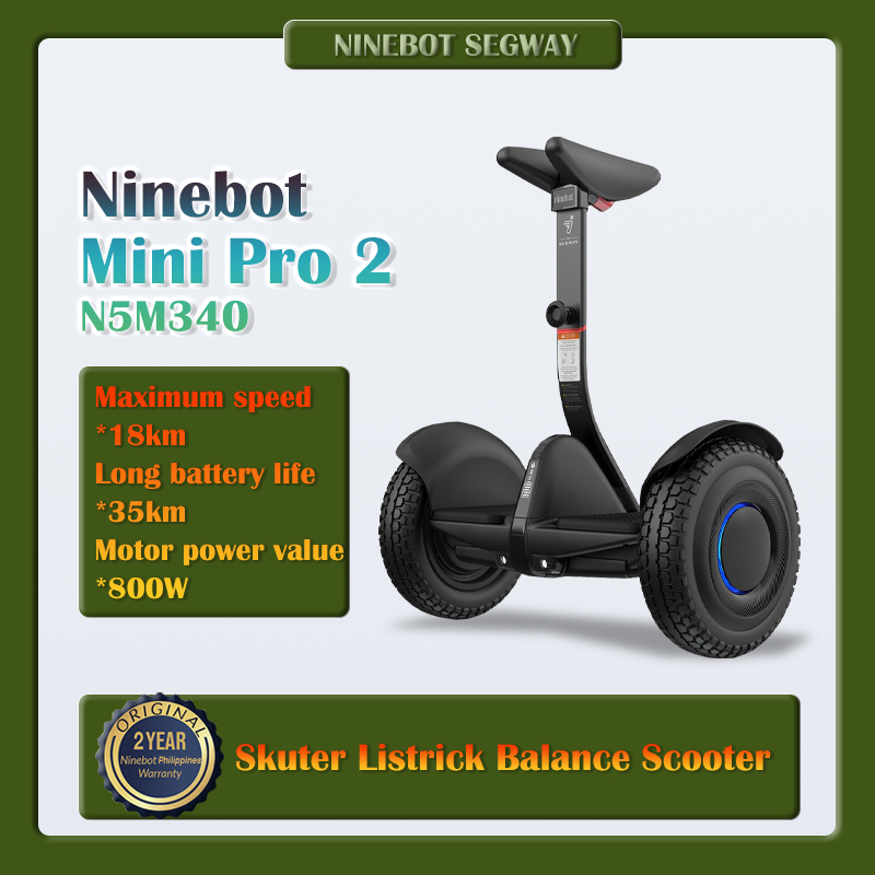 Ninebot Segway MiniPro - 2-wheel Self Balancing Scooter Mini Pro - MiniPro2 N5M340, White/Black ...