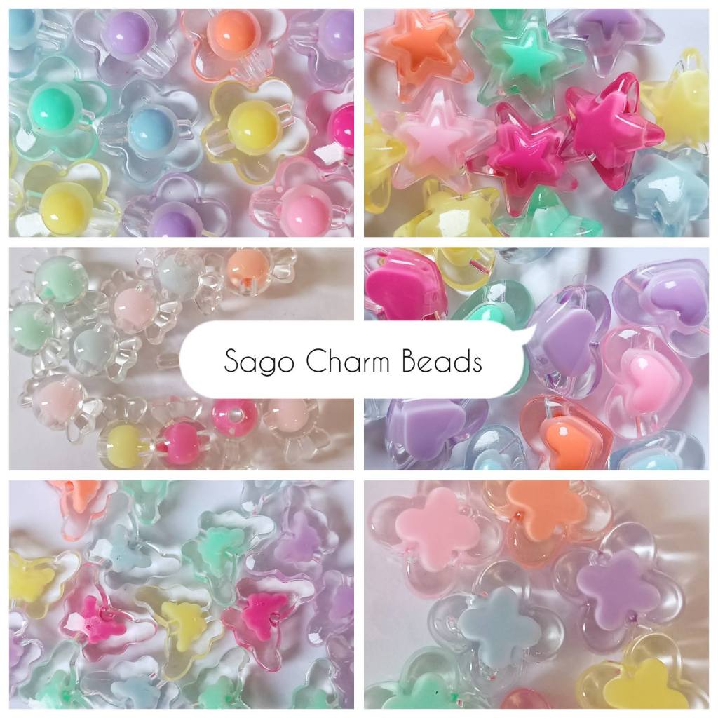 Sago Charm Beads - 5 to 10 pcs per pack | Shopee Philippines
