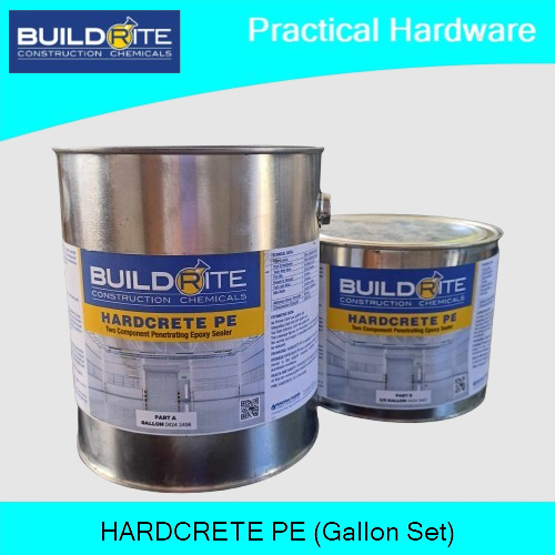 HARDCRETE PE (Gallon Set) Two Component Penetrating Epoxy Sealer by ...