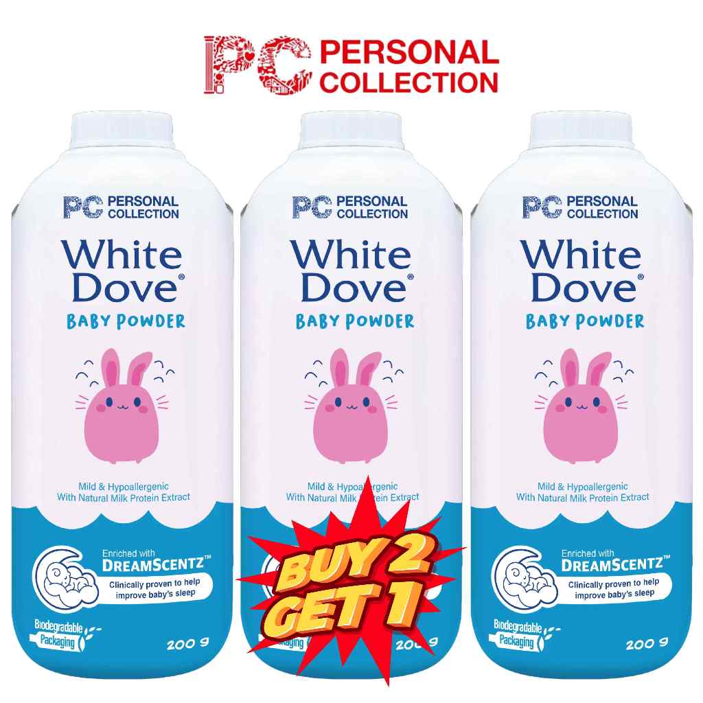 BUY 2 TAKE 1 PERSONAL COLLECTION NEW WHITE DOVE BABY POWDER SWEET ...