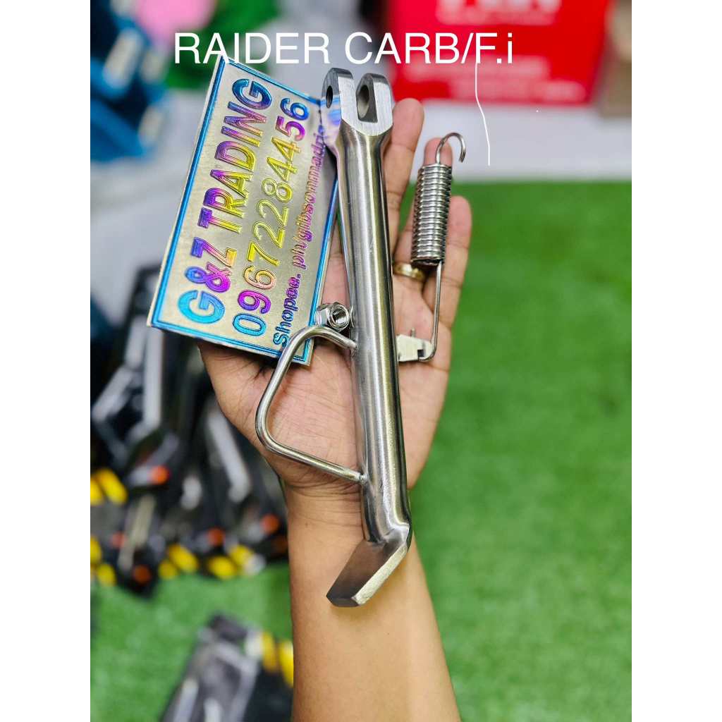 Stainless 304 Sidestand set Raider 150 Carb and Fi | Shopee Philippines