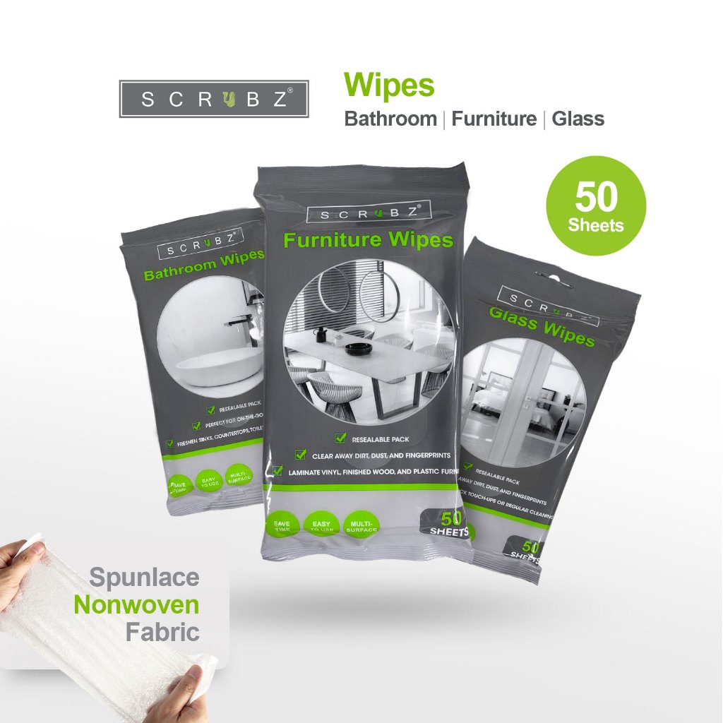 Scrubz Multipurpose Home Cleaning Wipes 50 Sheets | Shopee Philippines