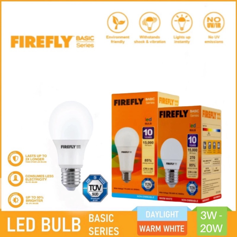 COD Firefly LED Bulb20w 3w, 5w, 7w, 9w, 11w, 13W, 15W, 18W 20w ...