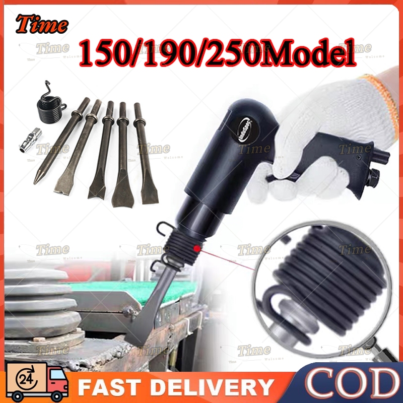 Mini Air Shovel Gun with 5 Chisels Pneumatic Pistol Gas Hammer Handheld ...