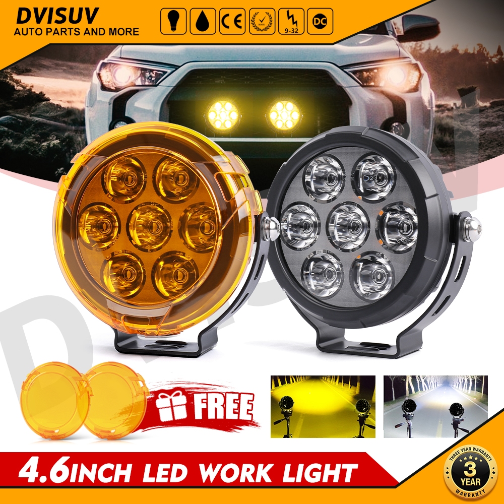 Gold Runway GR-50X v2 50W LED Auxiliary Motorcycle Fog Lights Trail ...