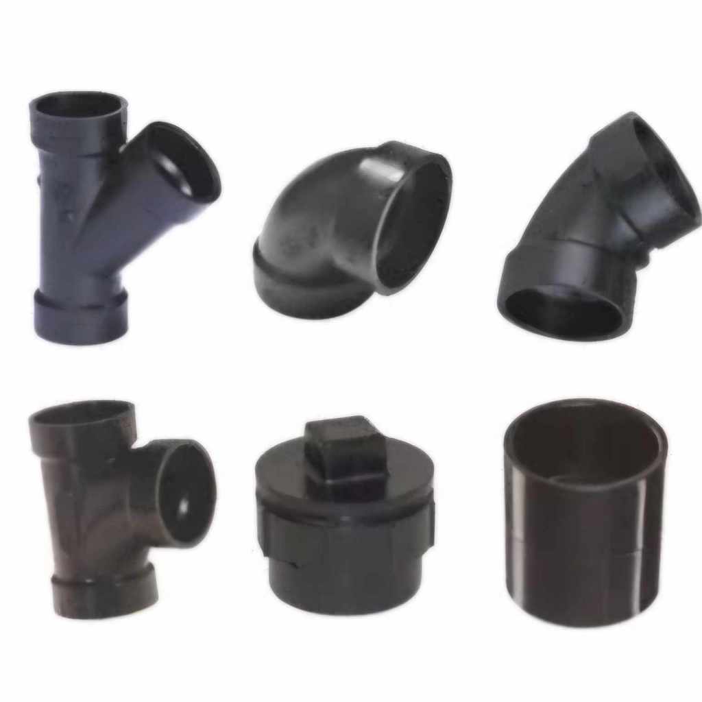 #PVC Black Fittings Elbow Coupling Cleanout Tee Wye 2" 3" 4" | Shopee ...