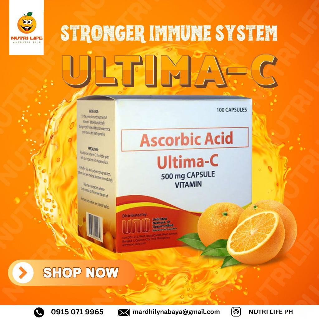 UNO Products Ultima C Sodium Ascorbate Vitamin C 100 Capsules/Box 562 ...