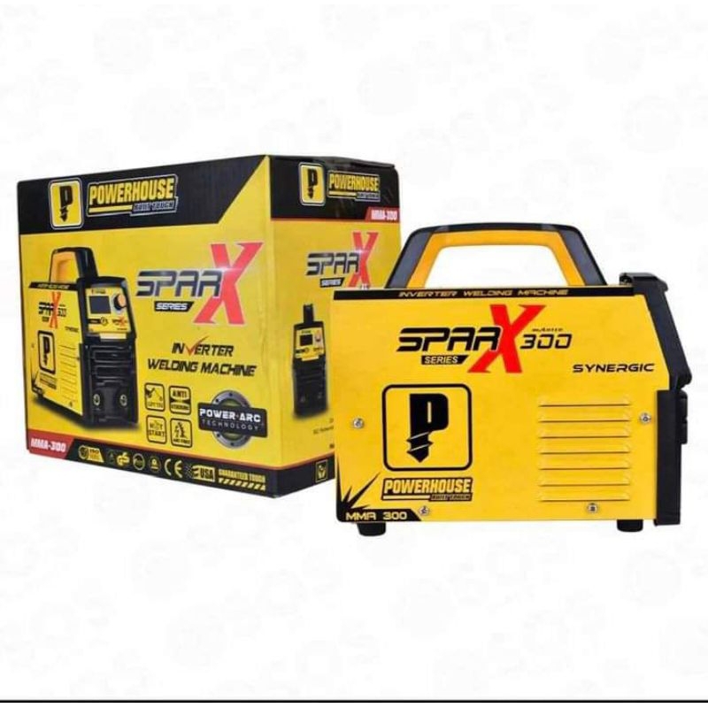 POWERHOUSE SYNERGIC INVERTER SPARX SERIES WELDING MACHINE (300 AMP ...